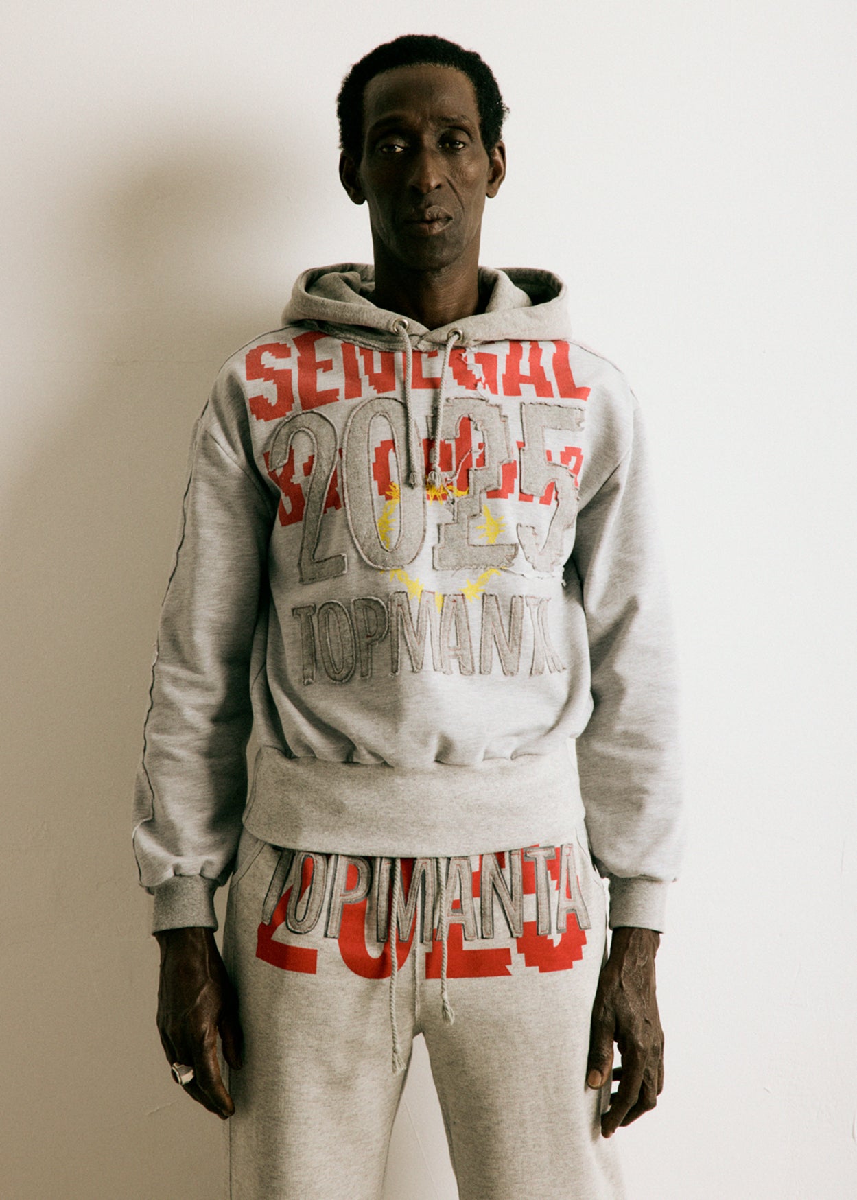 UPCYCLING HOODIE GREY SENEGAL 2025 – topmanta.store